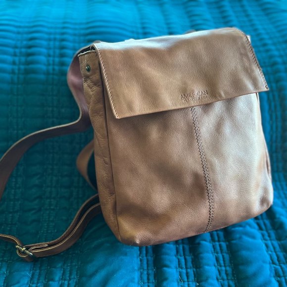 American Leather Co. | Bags | Vintage American Leather Co Backpack ...